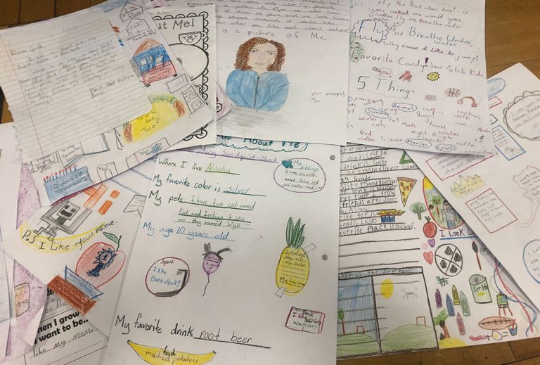 Technology Takes a Back Seat to Pen Pals for Pashley Fourth Graders ...