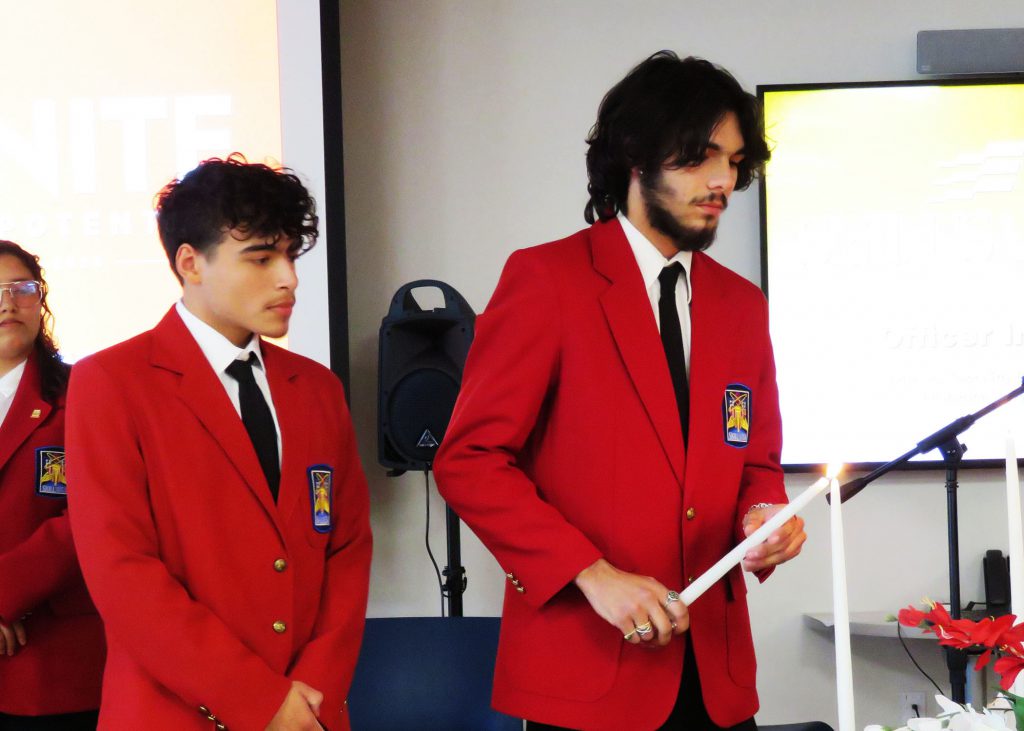 Junior Malachi Plaza sworn in as SkillsUSA President - Burnt Hills ...